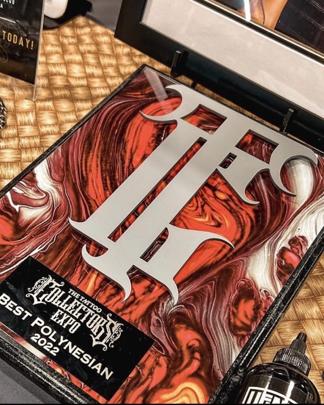 Kurtis Wins Award for Best Polynesian Tattoo - Chapter One Tattoo